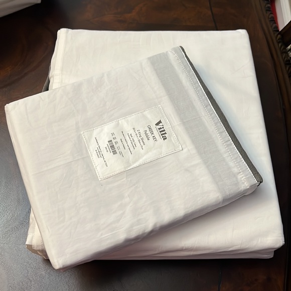 Bedding | Villa By Noble Excellence Greek Key Duvet Cover | Poshmark